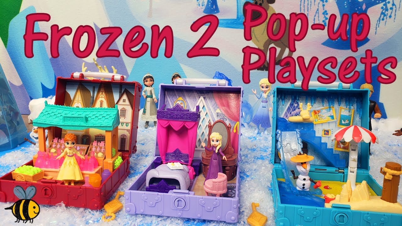 Disney's Frozen 2 Pop-up Playsets | Elsa, Anna, & Olaf's Portable ...