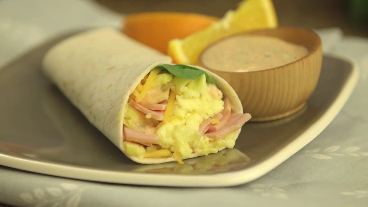 Piller's Fresh Ideas - Breakfast Ham Wrap - YouTube