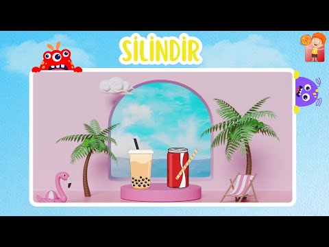 🥫 Silindir Şekli | 🥁 Çocuklarla Şekilleri Keşfediyoruz!