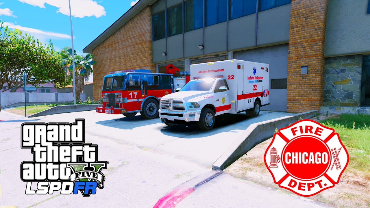 LSPDFR | GTA 5 | Paramedic mod | Chicago FIRE - YouTube