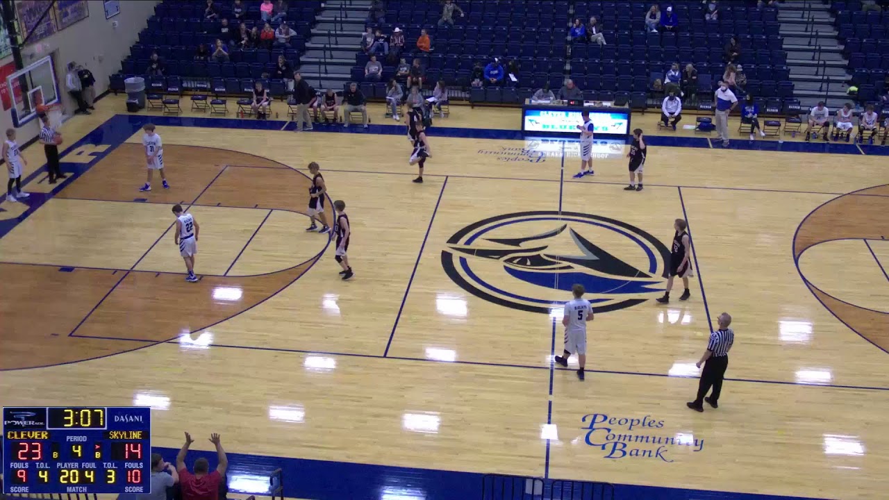 Clever High School vs. Skyline High School Varsity Mens' Basketball ...