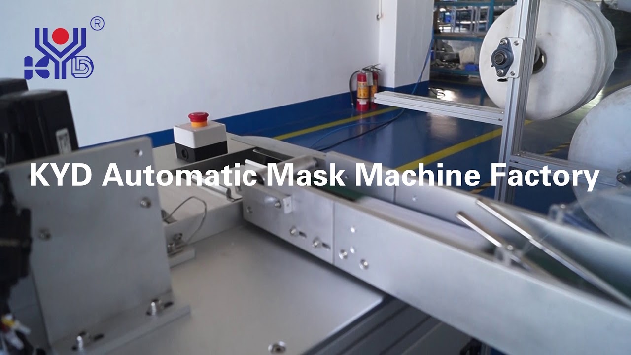 High speed one-plus-one inside earloop mask making machine - YouTube