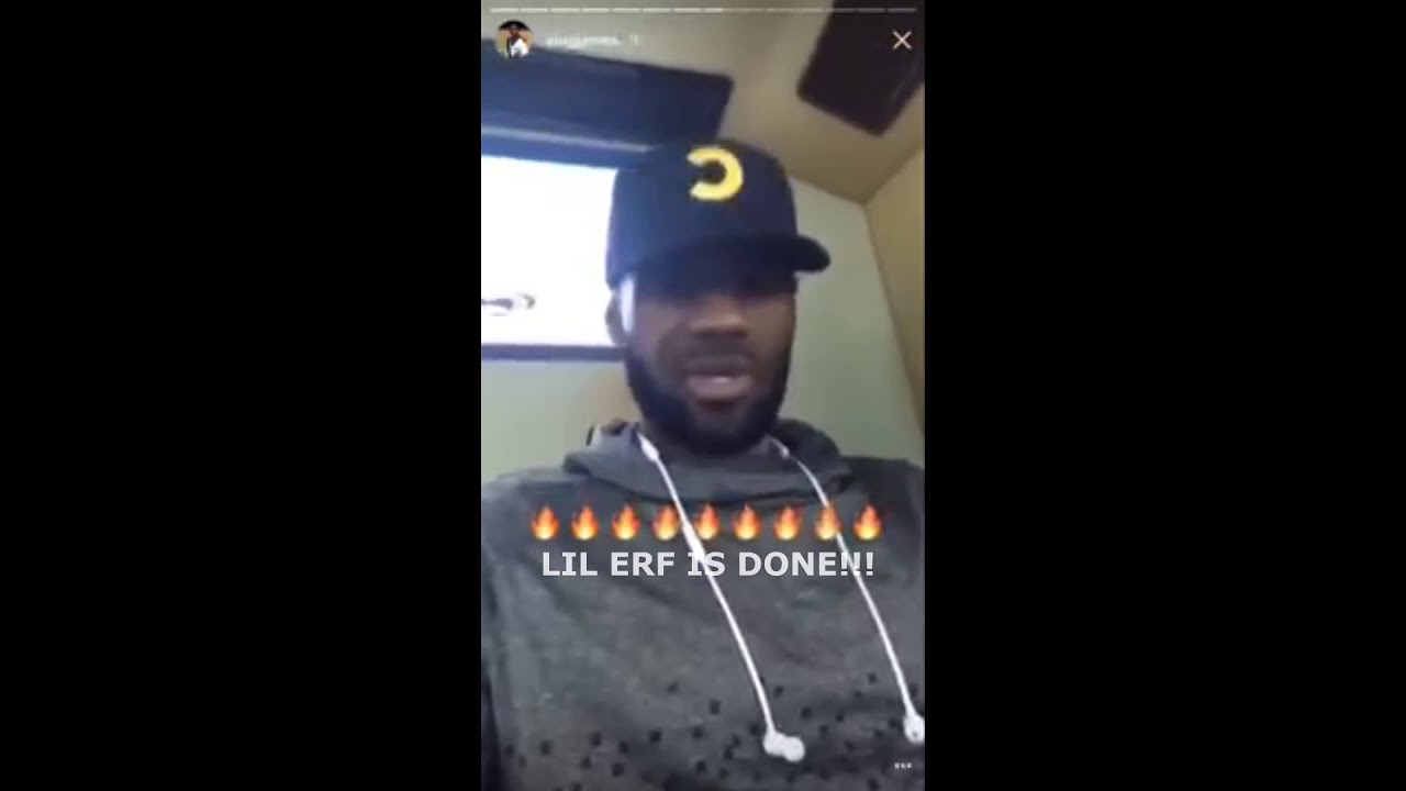 LeBron James listens to Yung Dab on Instagram LIVE! - YouTube