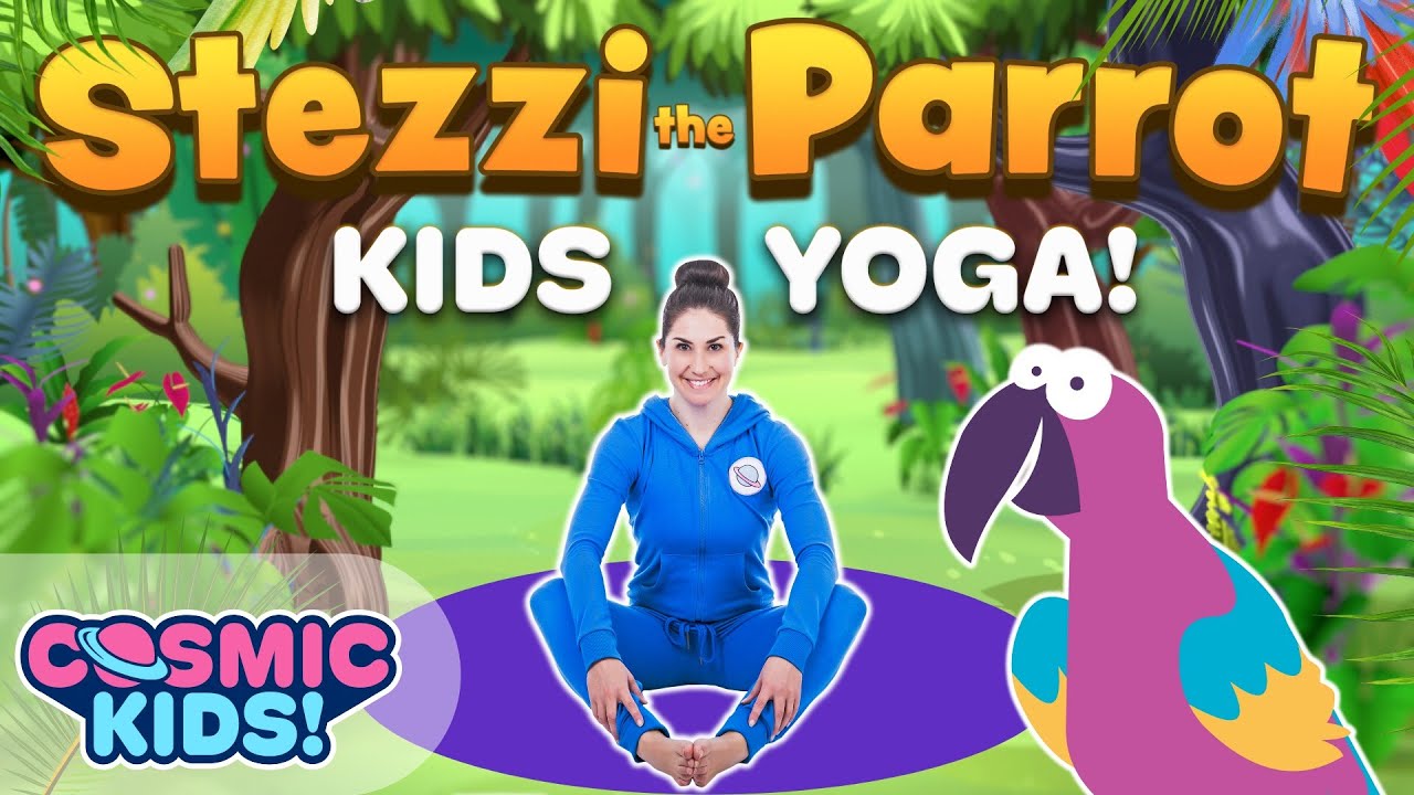 Stezzi The Parrot | A Cosmic Kids Yoga Adventure! - YouTube