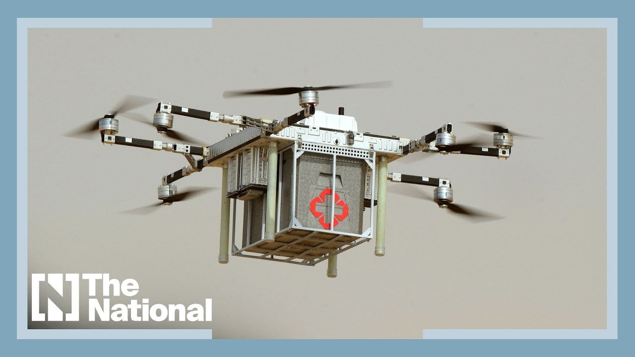 Drones fly in UAE skies to showcase latest technology - YouTube