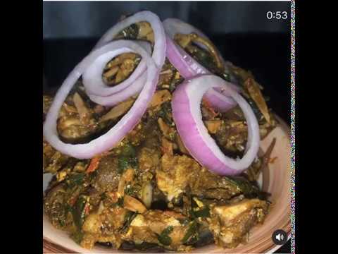 How to prepare Nigeria Isi Ewu without Potash. - YouTube