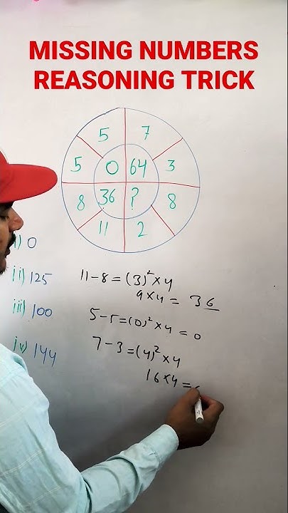 ssc missing numbers reasoning trick #shorts - YouTube
