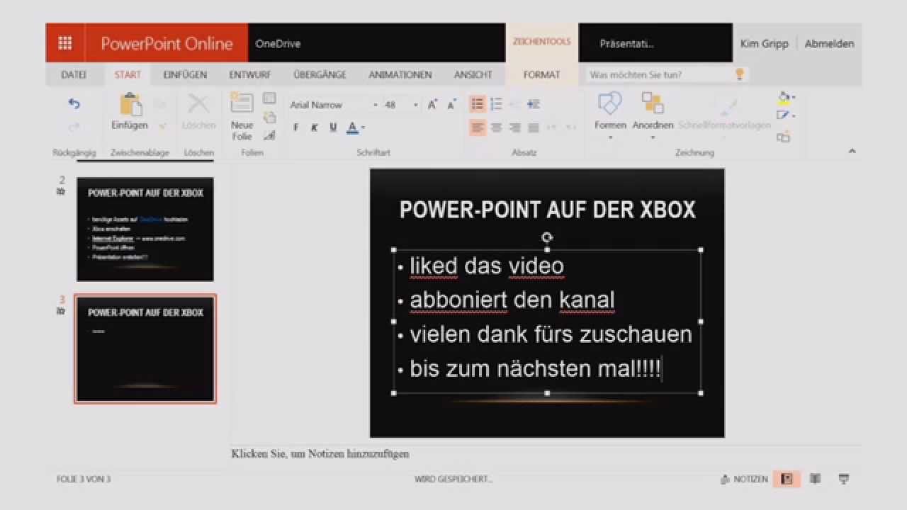 PowerPoint auf der Xbox | xbox tutorial german - YouTube