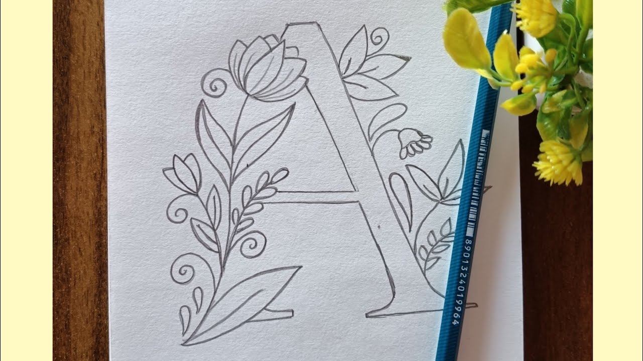 beautiful letter art | free hand design | letter calligraphy | design ...