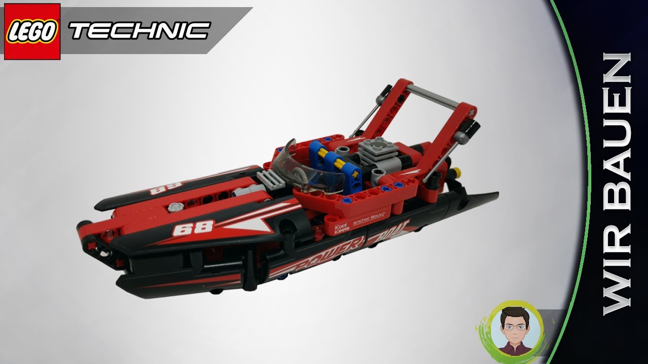 WirBauen | Lego Technic 42089 - Rennboot | Schnellaufbau - YouTube