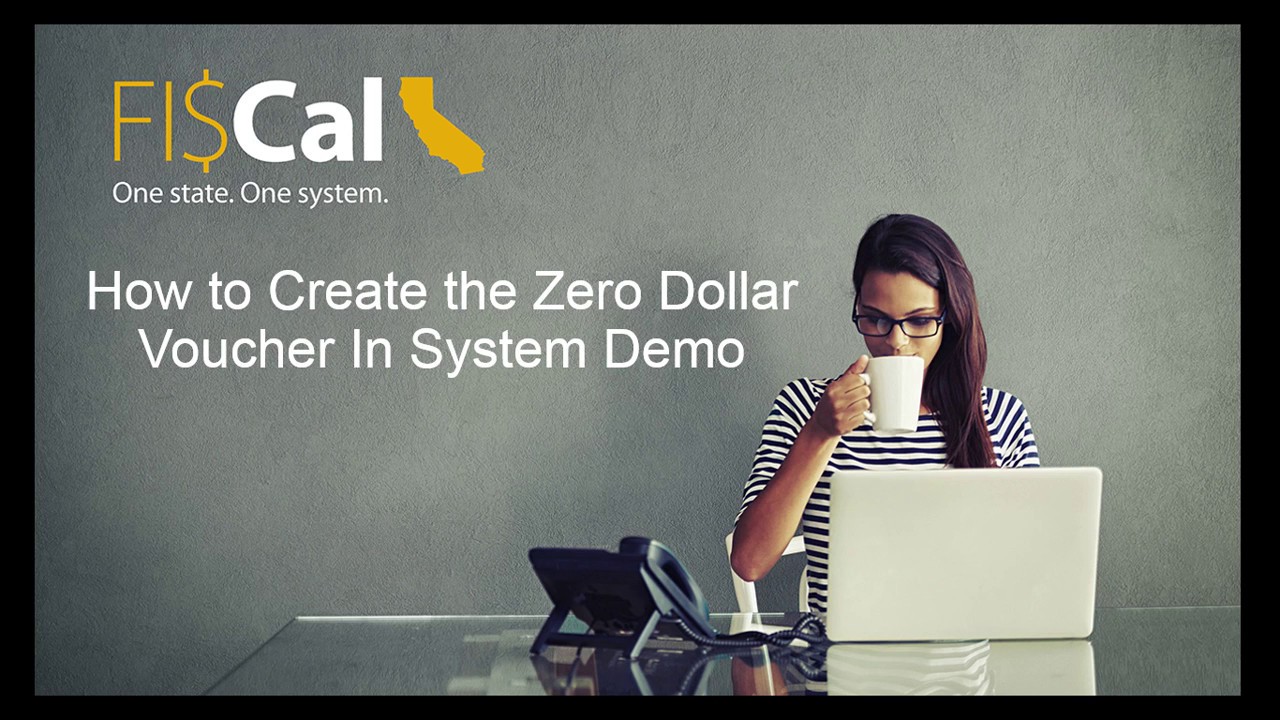 How to Create the Zero Dollar Voucher in the System Demo - YouTube