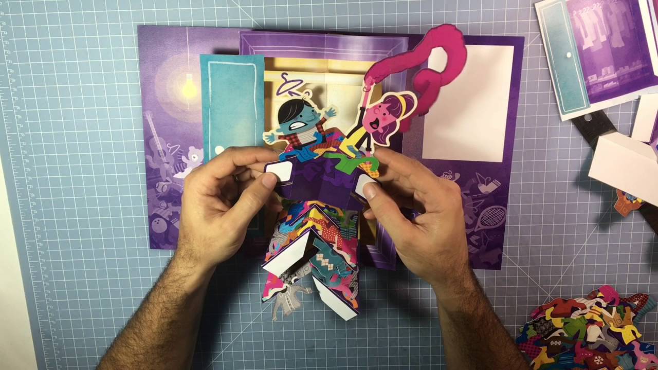 Make your own Pop-Up Book 5: Platform & Angle Folds - YouTube