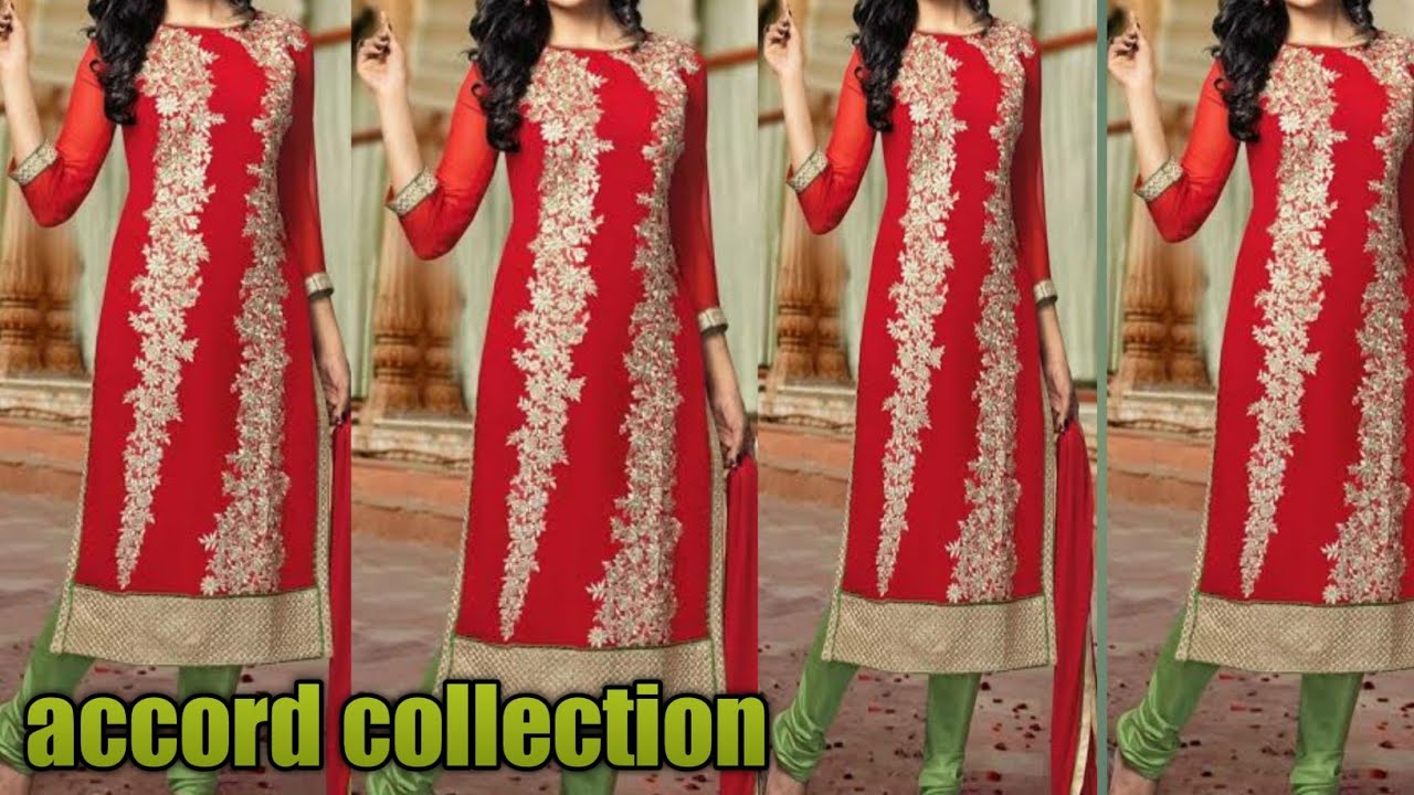 TOP 15+ Red Panjabi suit design//latest red colour panjabi dress//video ...