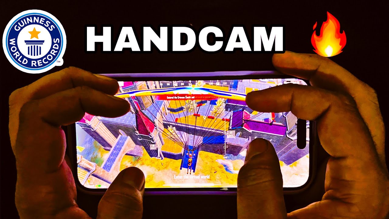 5 Finger Gyroscope + 60 FPS🔥!HANDCAM iPhone 15 Plus ! Pubg Mobile ...