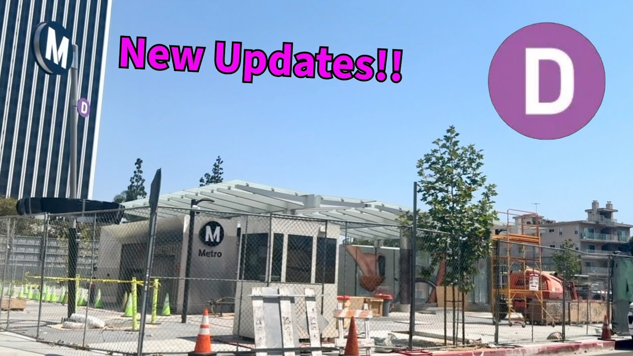 Los Angeles Metro D Line Extension Construction Update - August 2025 ...