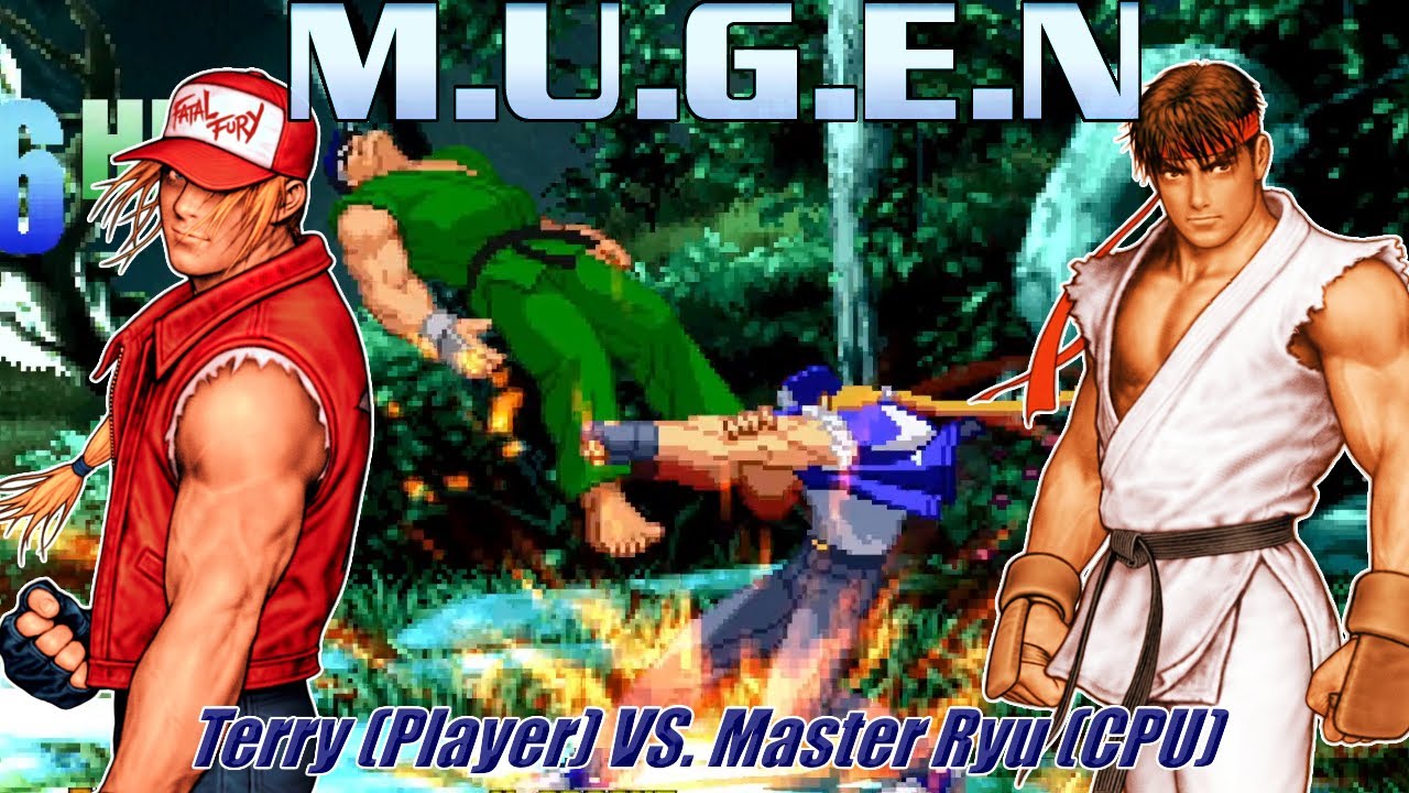 Mugen - Terry (Player) vs. Master Ryu (CPU) - YouTube