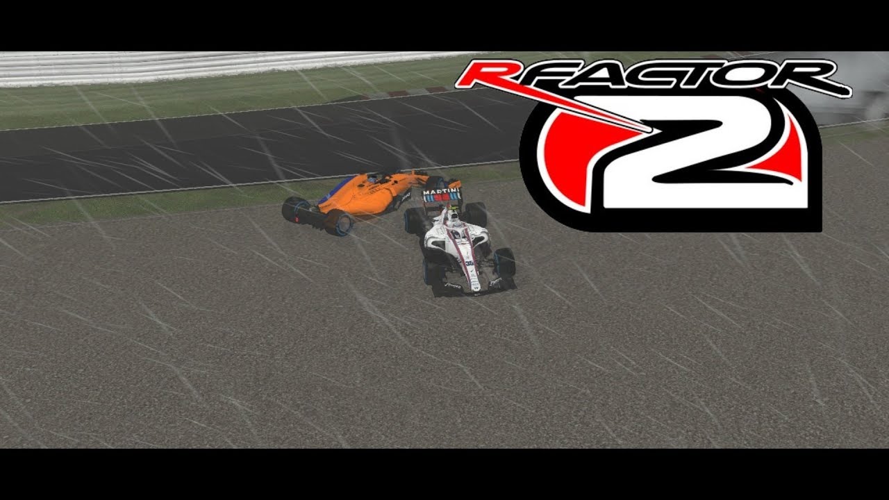 Rfactor 2 F1 2018 Crashes Realistics - YouTube