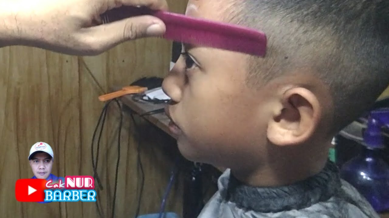 cara potong rambut yang MUDAH - anak kecil - RAMBUT JIGRAK tengah ...