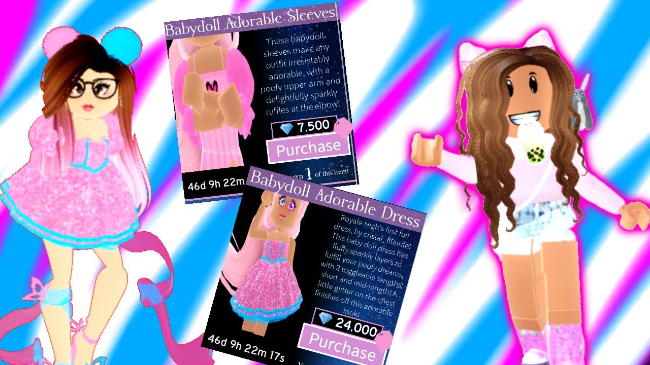 New BABY DOLL Set In Royale High! (Roblox) - YouTube