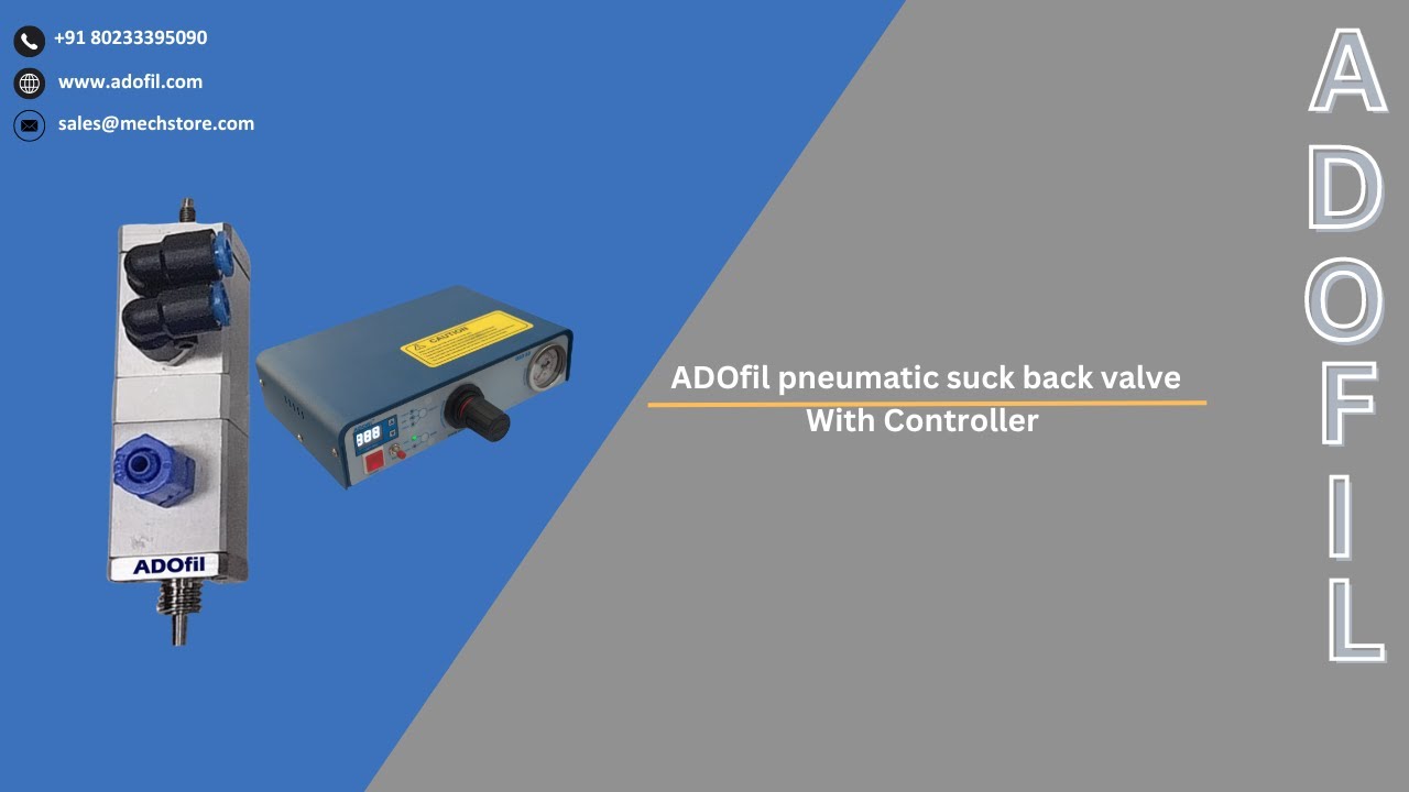 ADOfil pneumatic suck back valve with controller - micro dot - mono ...
