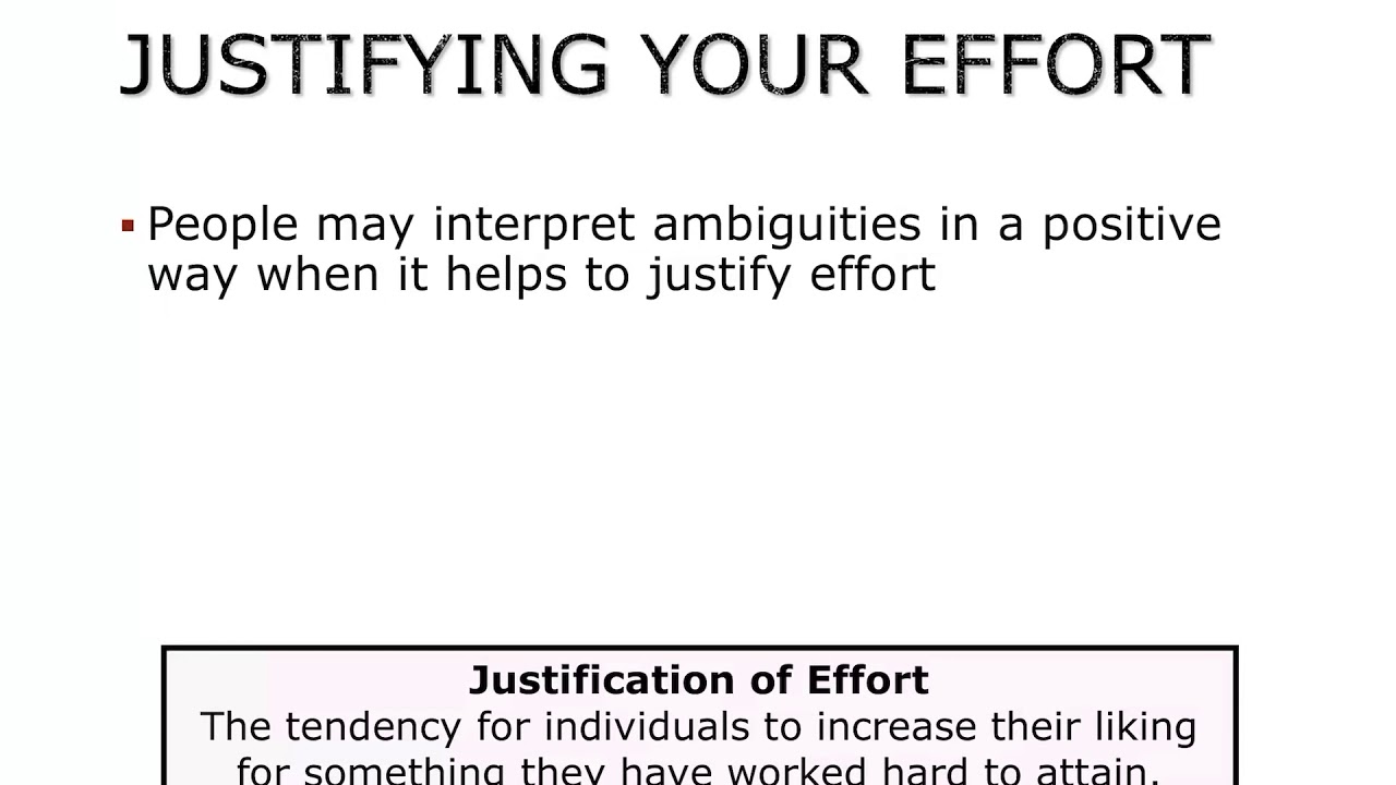 Social Psychology: Chapter 6 (Justifying our Actions) - YouTube