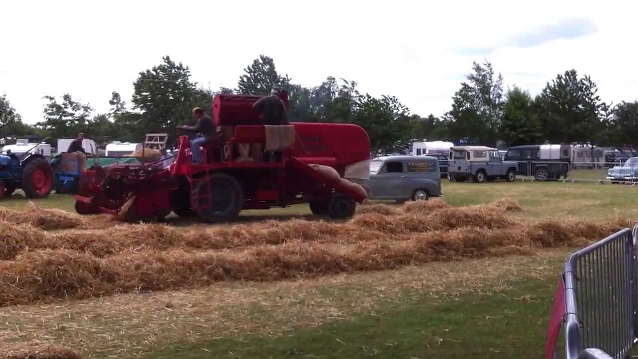 Massey Ferguson 780 bagger combine display. - YouTube