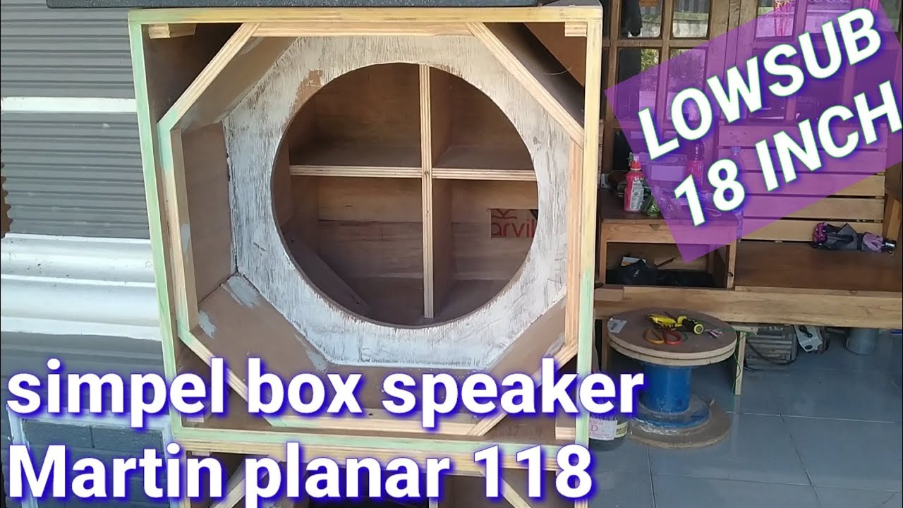 KOMBINASI BOX SPEAKER MARTIN PLANAR 118‼️ skema & ukuran - YouTube