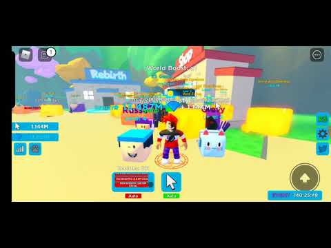 Playing a Roblox clicking game - YouTube
