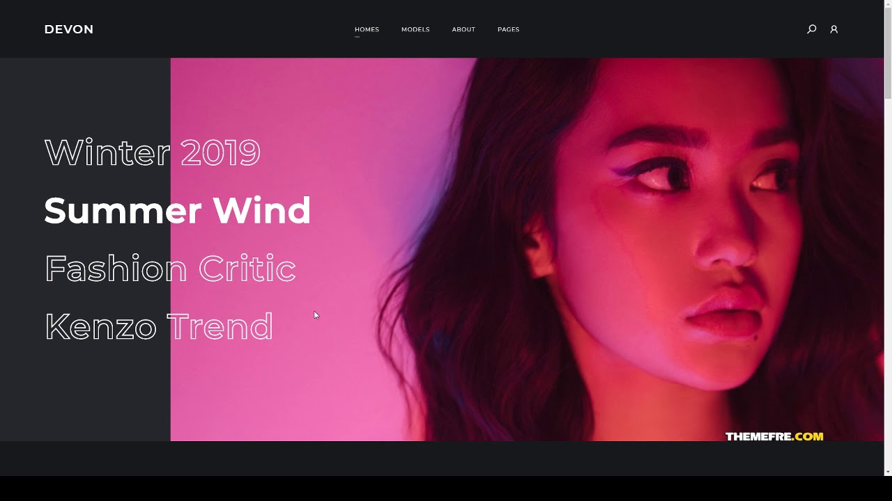 Devon - Model Agency Directory WordPress - YouTube