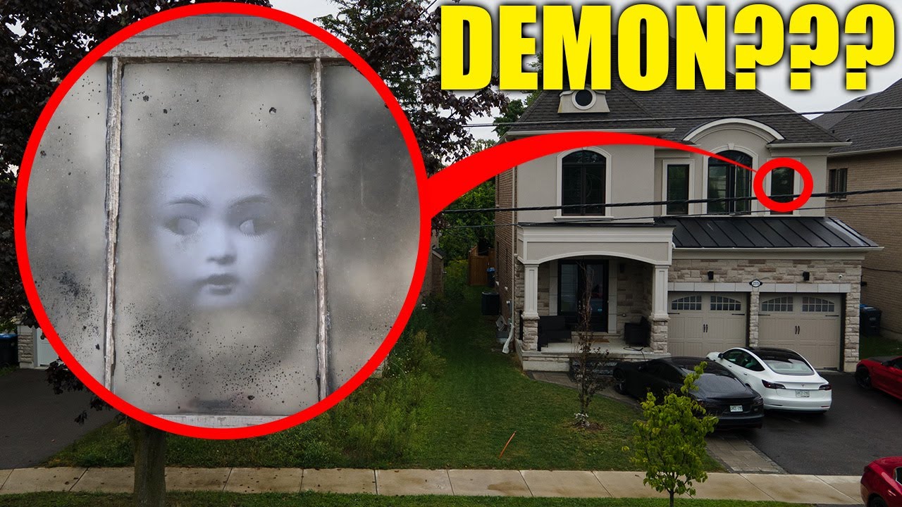 Drone catches WINDOW DEMON at My HOUSE (we destroyed it) - YouTube