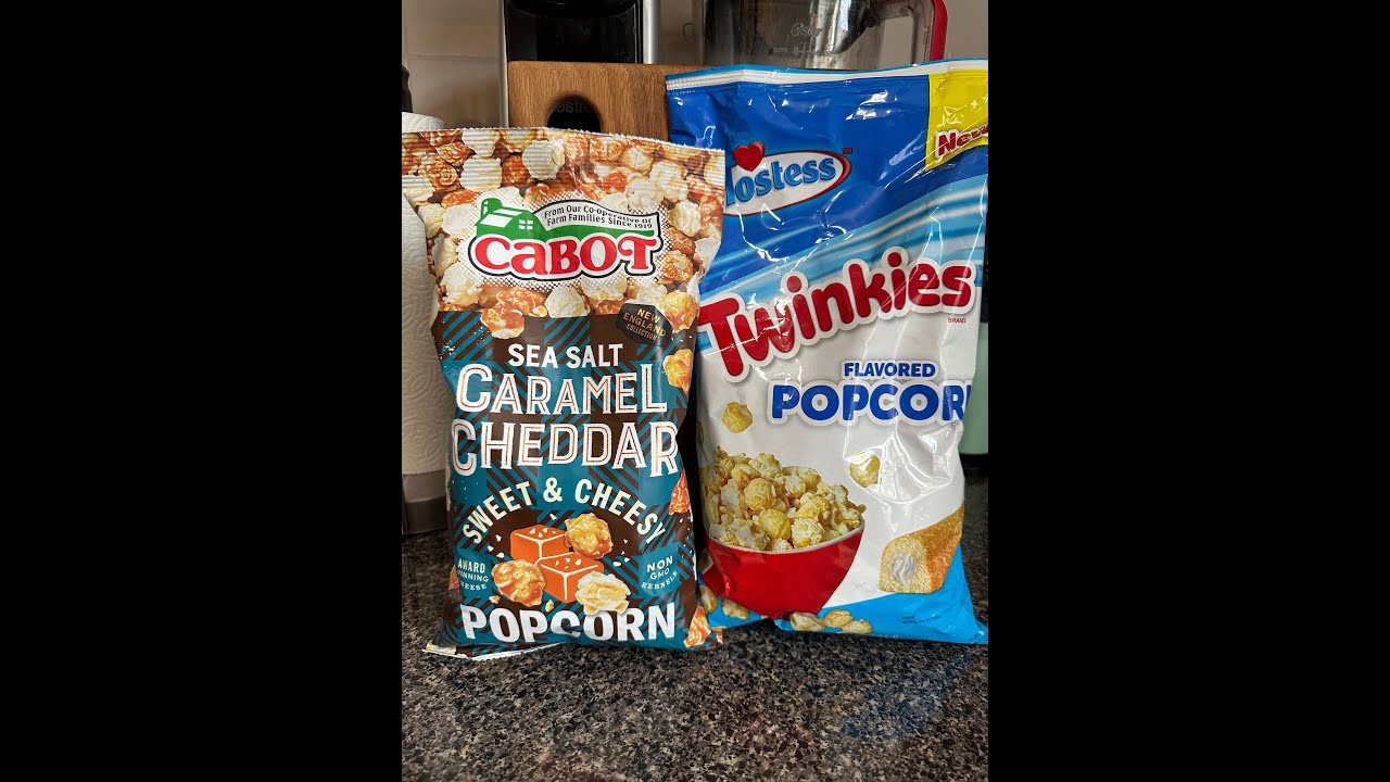 The Snack Break Ep 186: Twinkies Popcorn & Cabot Sea Salt Caramel ...