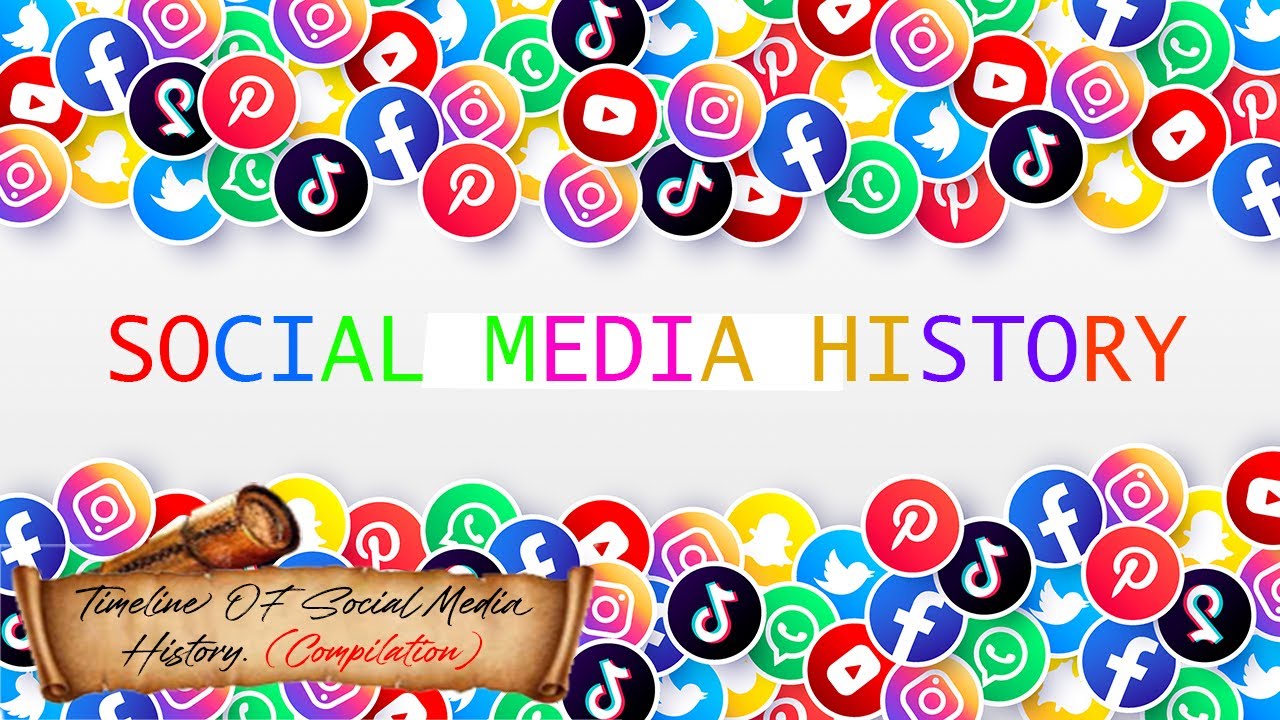 Timeline Of Social Media History. (Compilation)social media - YouTube