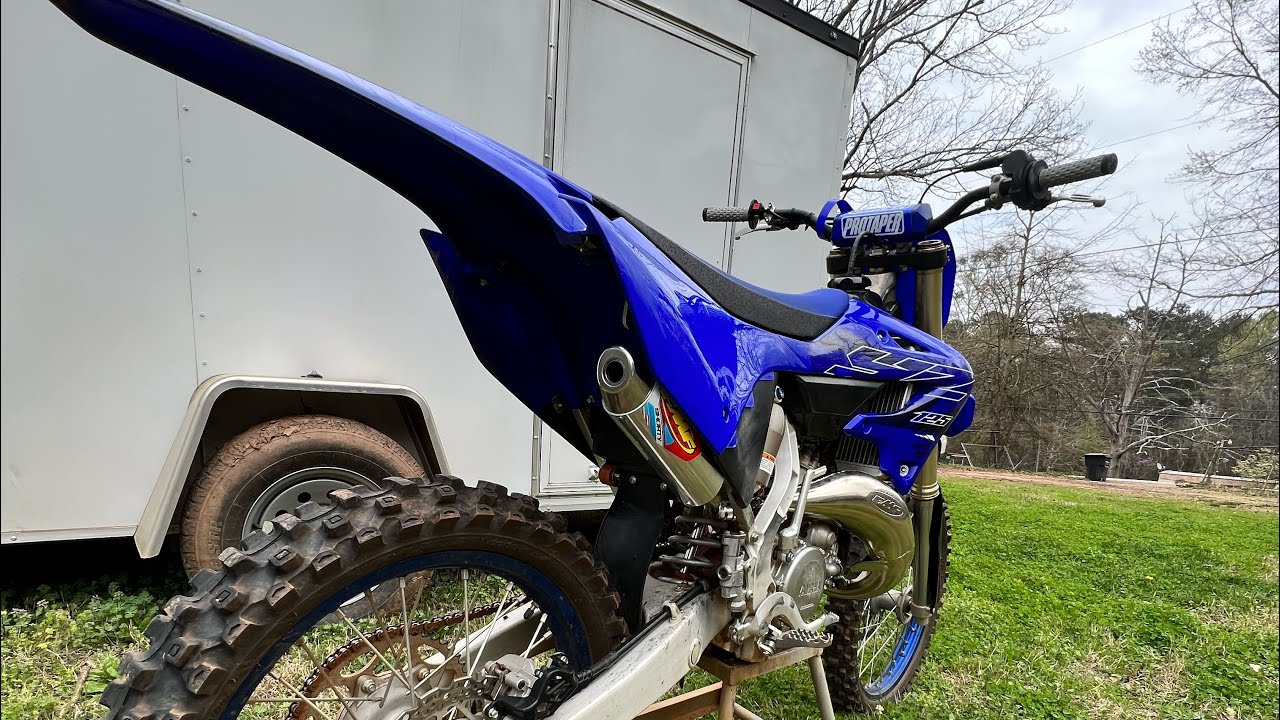 2022 Yamaha YZ 125 new FMF pipe install 🤘 - YouTube