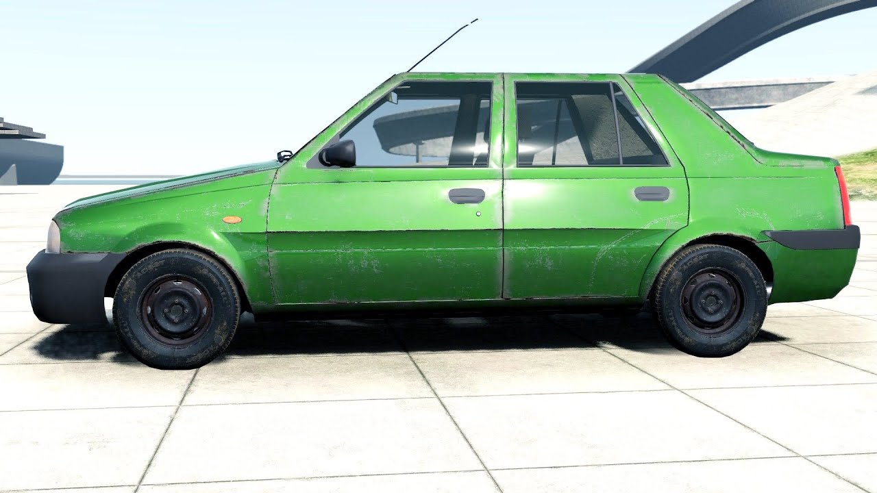 BeamNG Drive - Miovi Stella Apricus Suspension Testing - YouTube