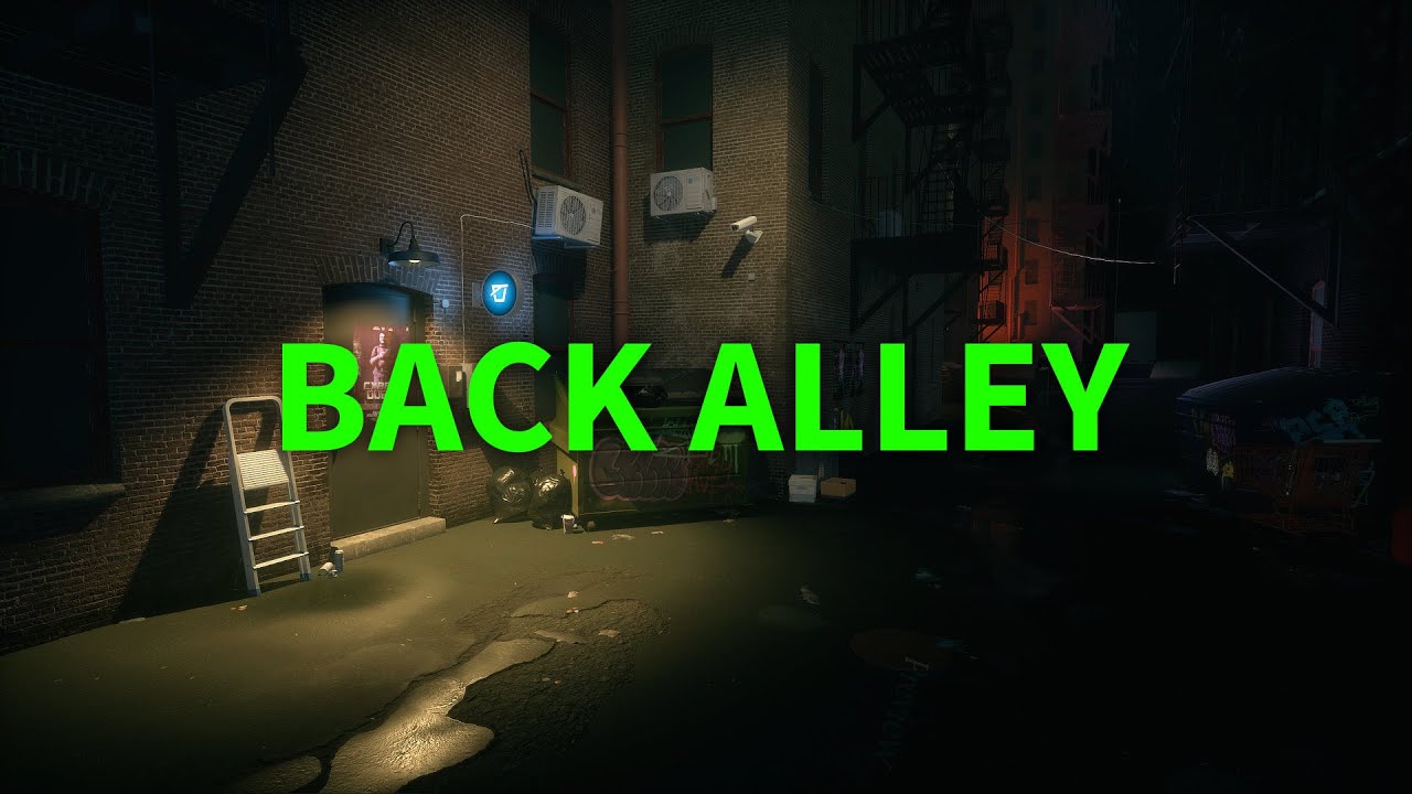 Unreal Bucket: Back Alley UE Level - YouTube