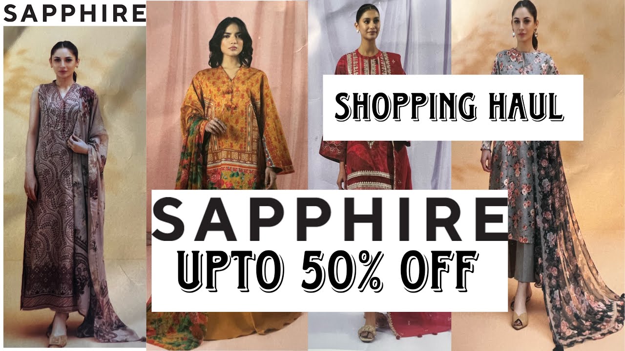 I spent 20k on sapphire sale___shopping haul___upto 50% Off ...