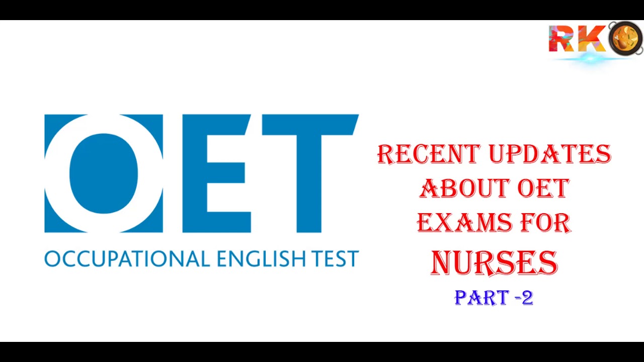 OET Exam updates May 2020 - YouTube