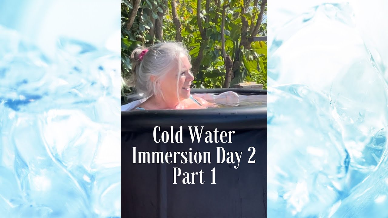 COLD WATER IMMERSION DELIBERATE COLD EXPOSURE | ICE BATH DAY 2 PART 1 # ...