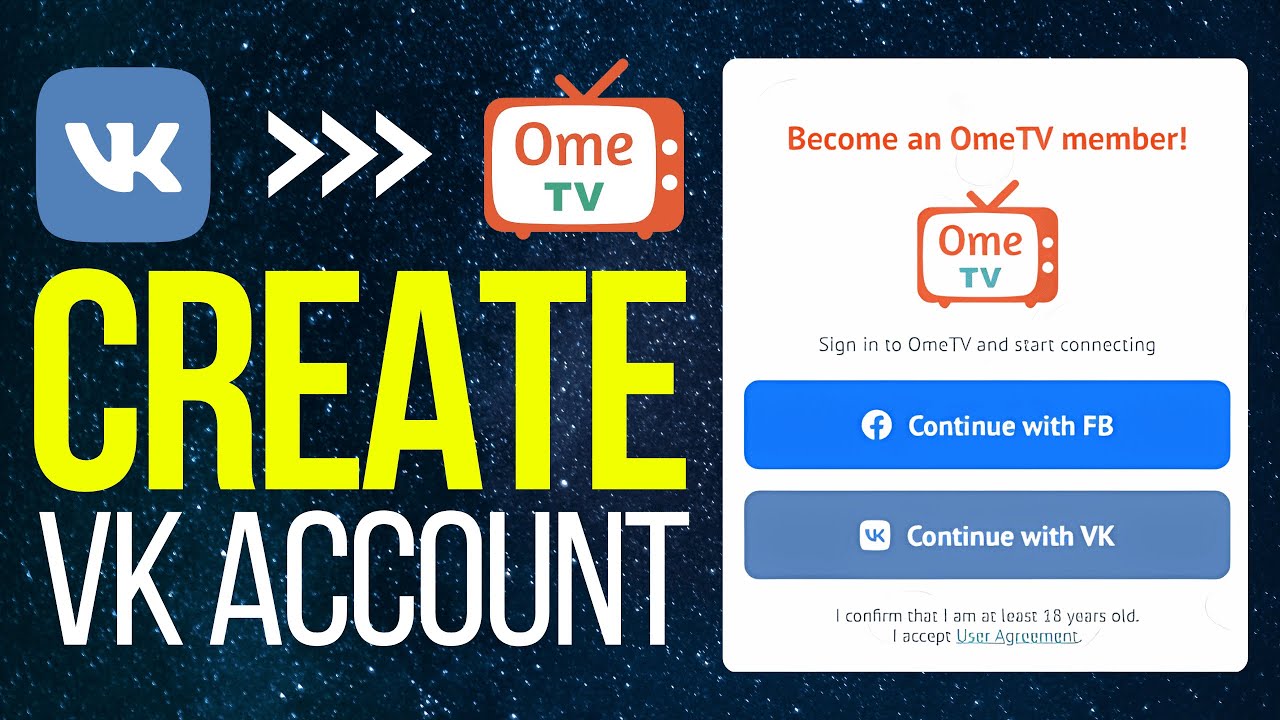How To Create VK Account in OmeTV - Easy Guide (2025) - YouTube