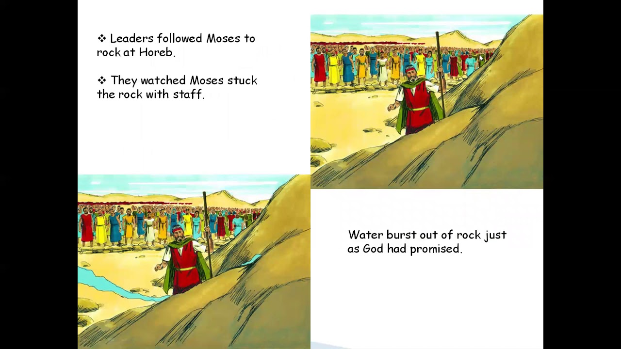 Lesson :9 God perform miracles (Moses with People of Israel in desert ...