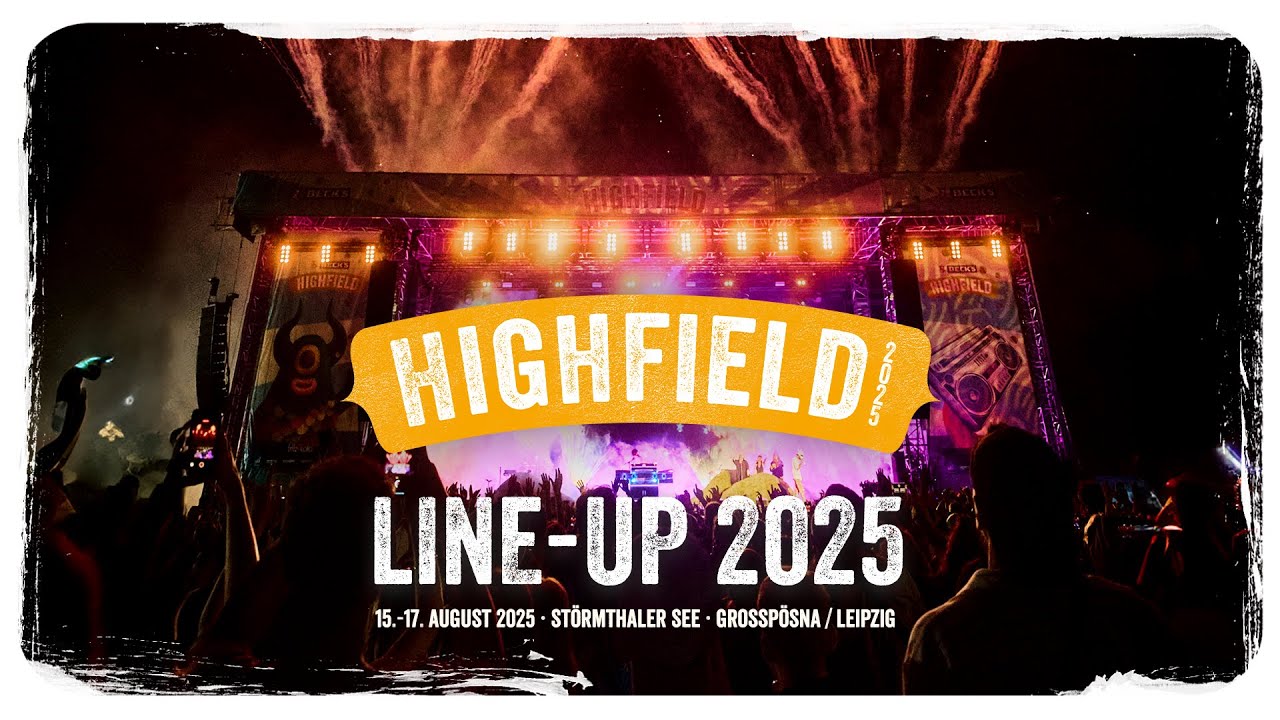 Das Highfield Line-Up 2025 vergrößert sich um 21 neue Acts! - YouTube