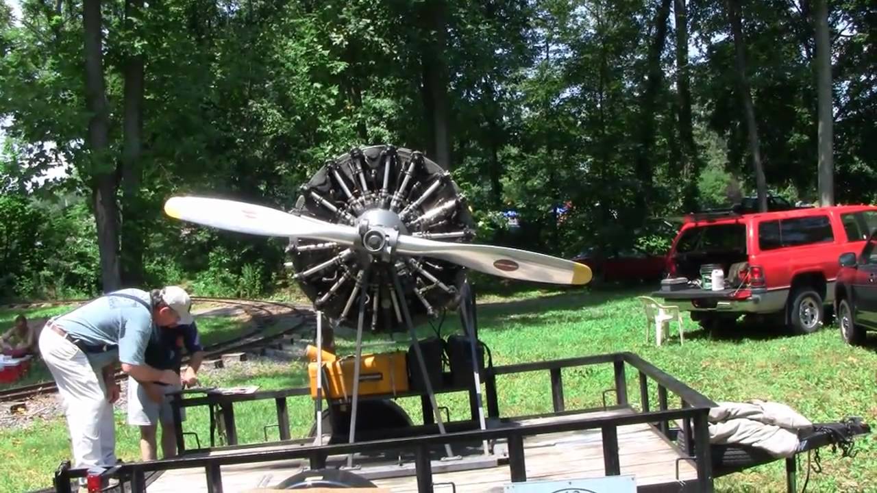 LYCOMING RADIAL ENGINE - YouTube