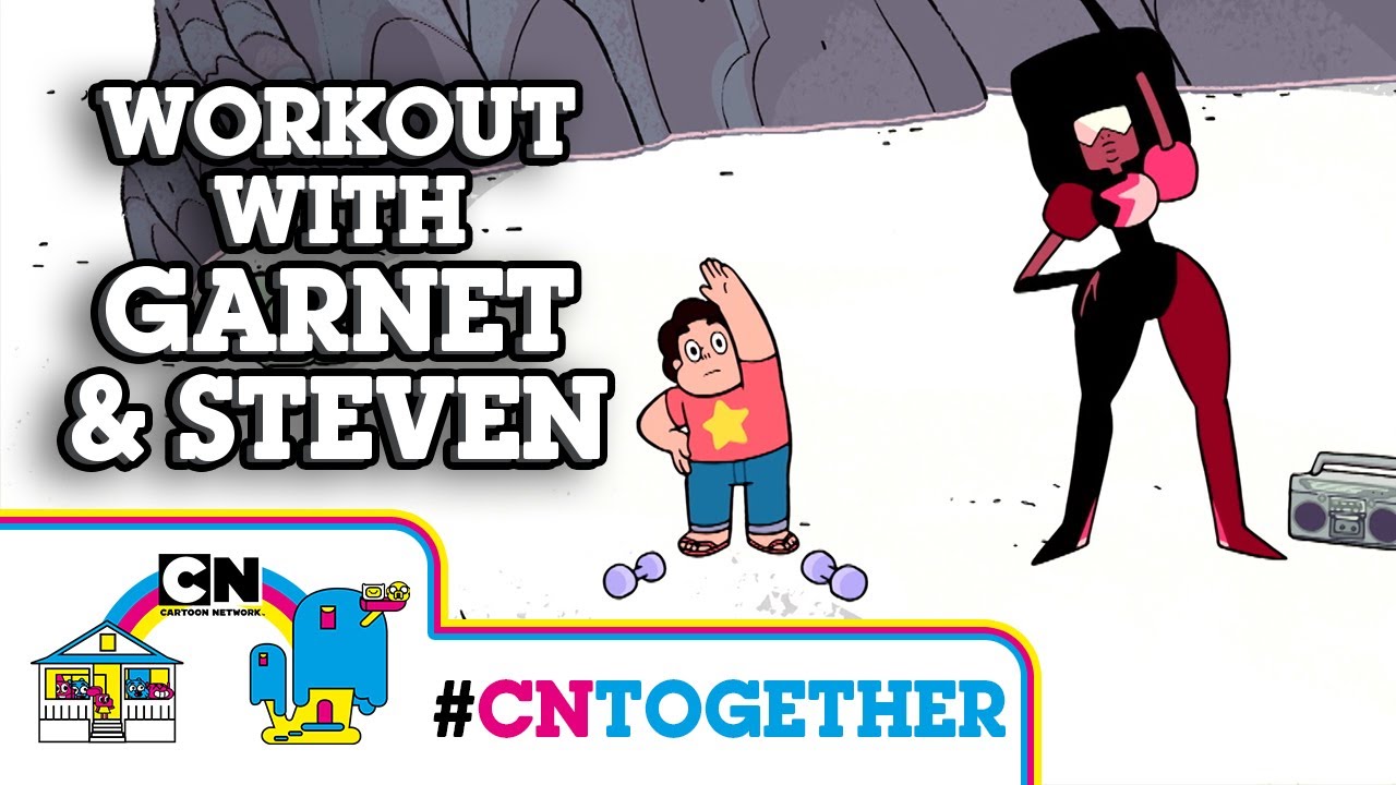#CNtogether | Workout With Steven and Garnet | Cartoon Network UK 🇬🇧 ...