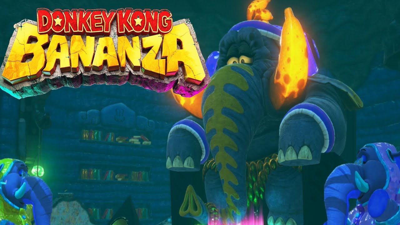 Elephant Elder's Rehearsal Hall - Tempest Layer SL900 100% - Gameplay | DONKEY KONG BANANZA ...