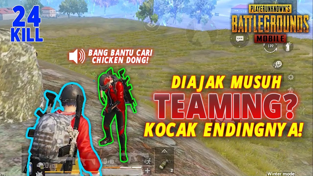 DIAJAK DAMAI + TEAMING SAMA MUSUH KOCAK BANGET! HAHAHA - PUBG MOBILE INDONESIA - YouTube