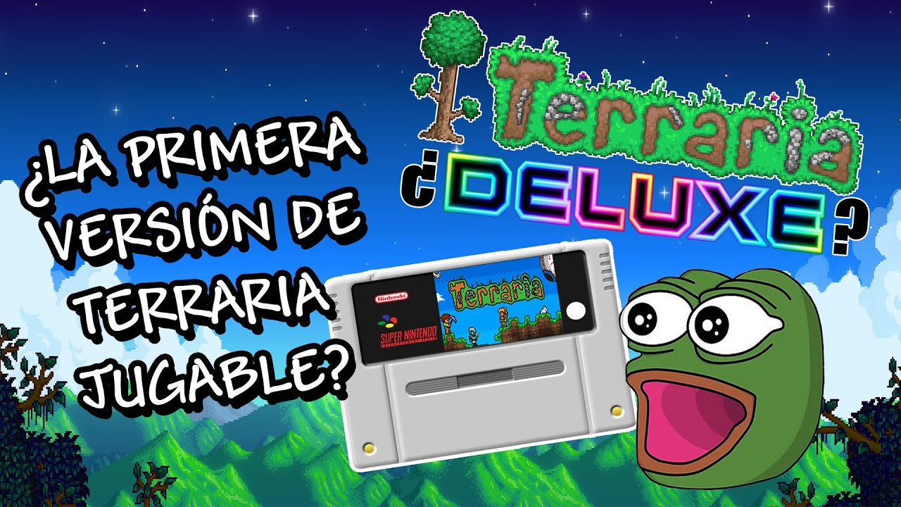 La primera versión de Terraria!! - Terraria UnDeluxe edition? 🤔 - YouTube
