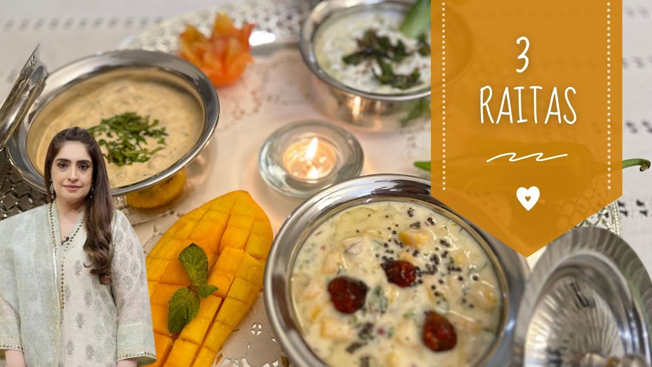 3 Raitas | Three Different Raita Recipe | Must Watch | New Video ...
