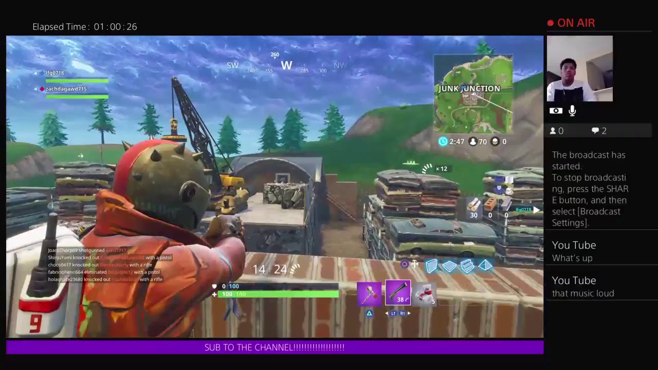 EARLY FORTNITE FACECAM - YouTube
