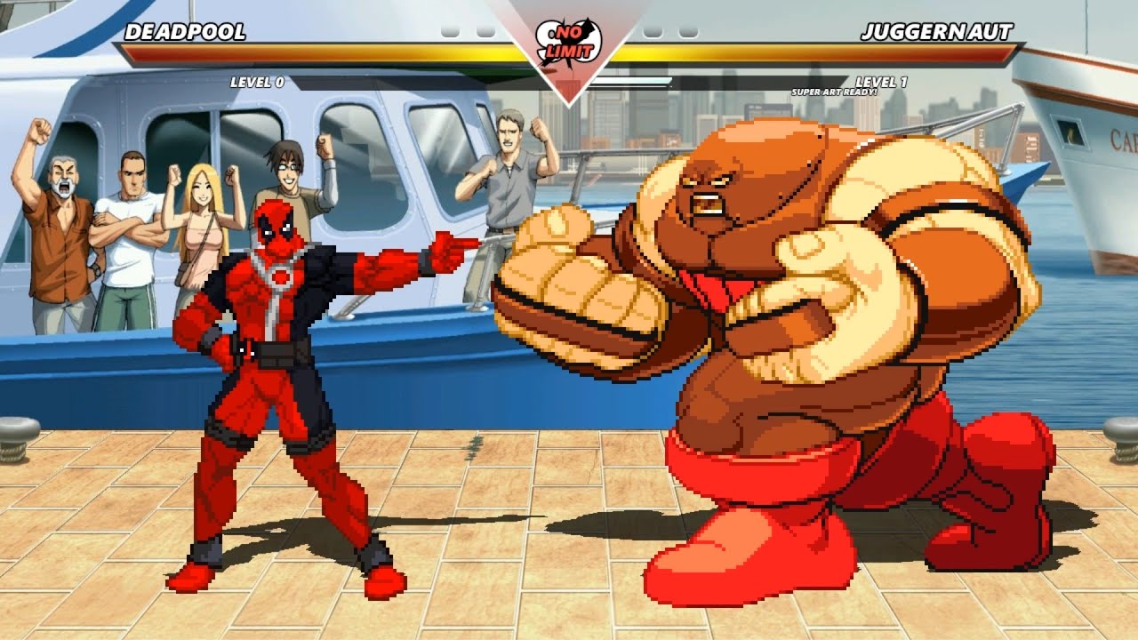 DEADPOOL vs JUGGERNAUT - High Level Insane Fight! - YouTube
