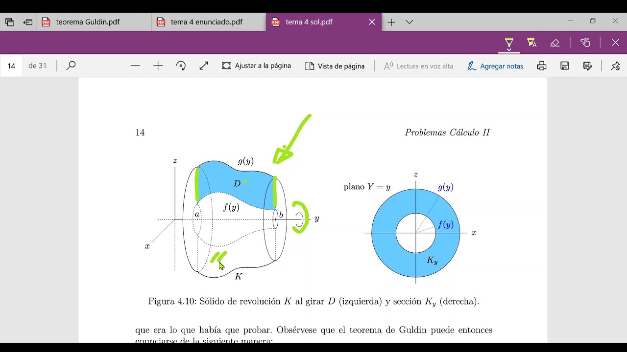 Teorema de Guldin - YouTube